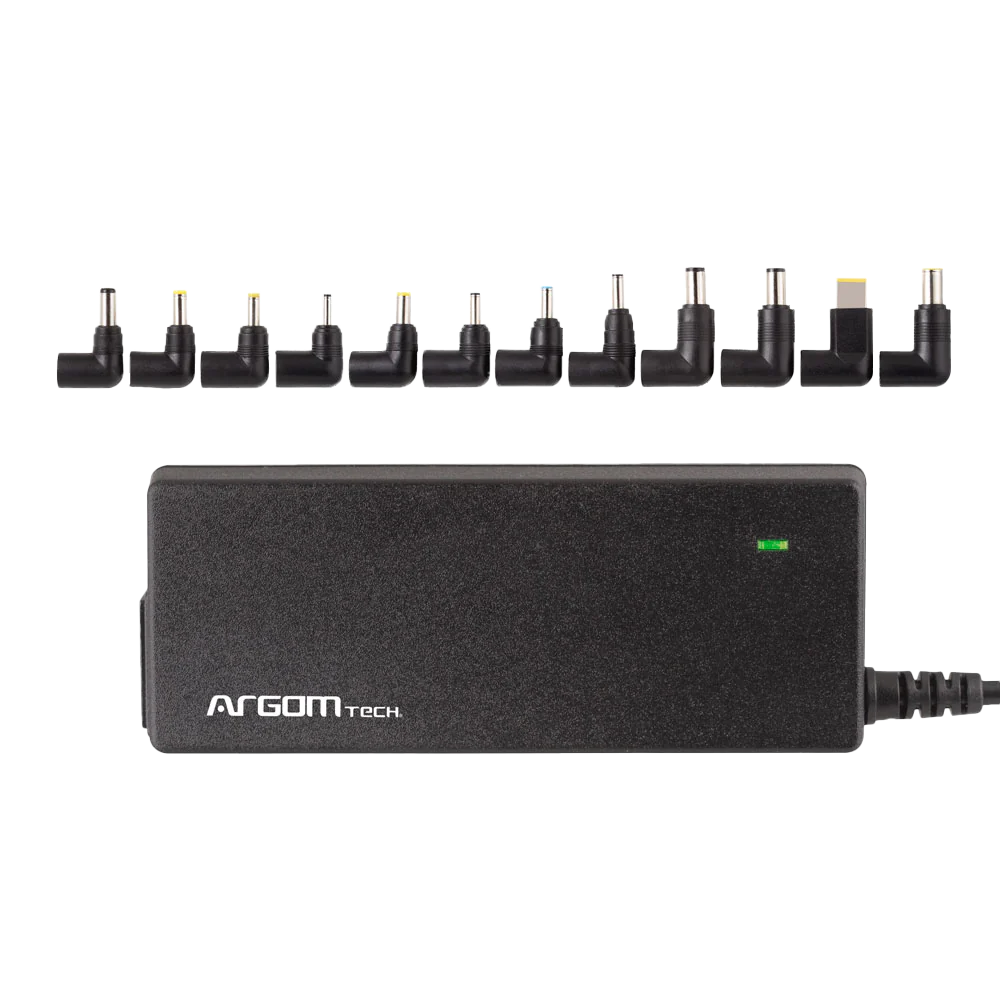 Argom Compact Universal Notebook Charger 90W - Circuit Zone Inc