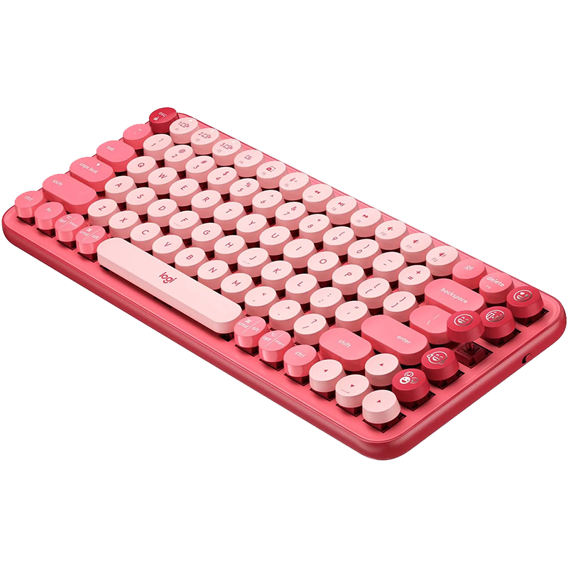 Logitech POP Keys Wireless Mechanical Keyboard – Rose - Circuit Zone Inc